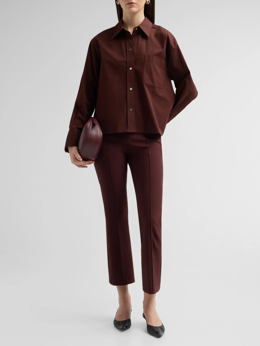 VINCE cotton snap-front shirt